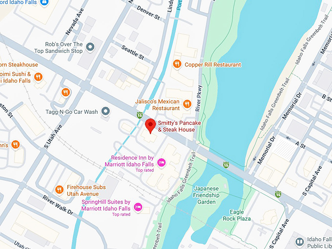 16. smitty&rsquo;s pancake & steak house map