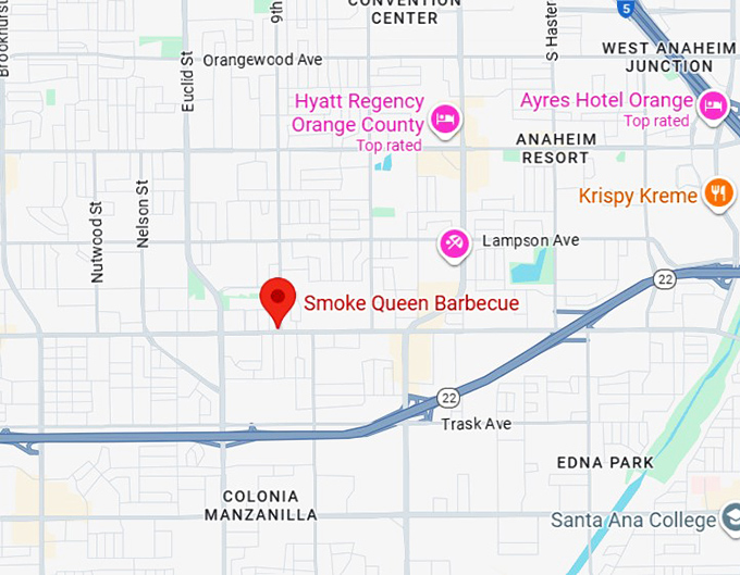 16. smoke queen barbecue map