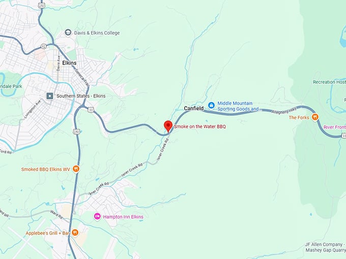 16. smoke on the water bbq map