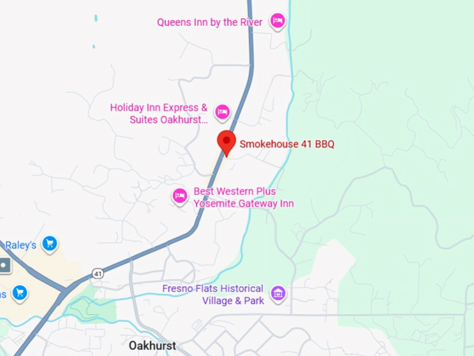 16. smokehouse 41 bbq map