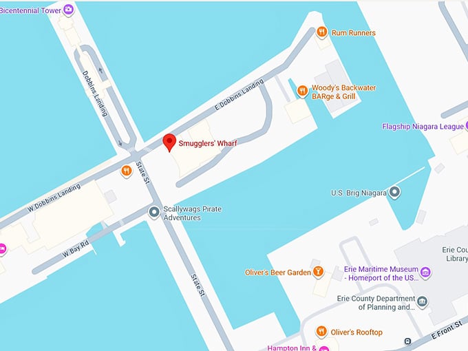 16. smugglers' wharf map