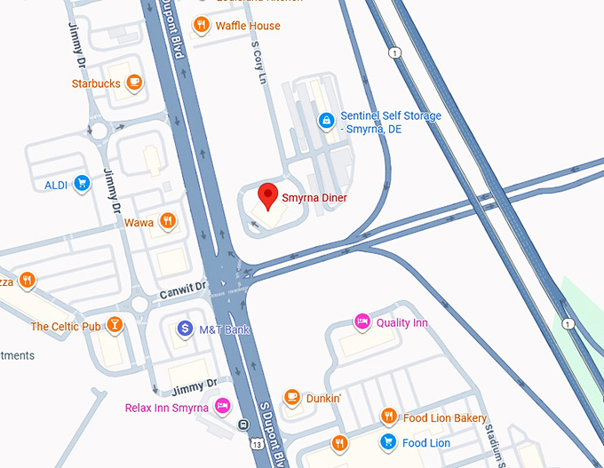 16. smyrna diner map