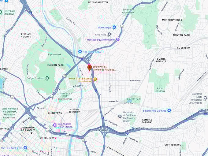 16. society of st. vincent de paul los angeles thrift store map