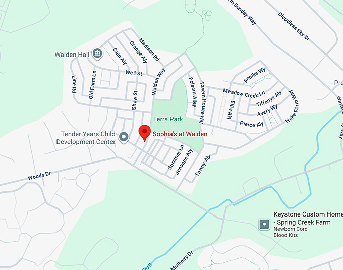 16. sophia's at walden map