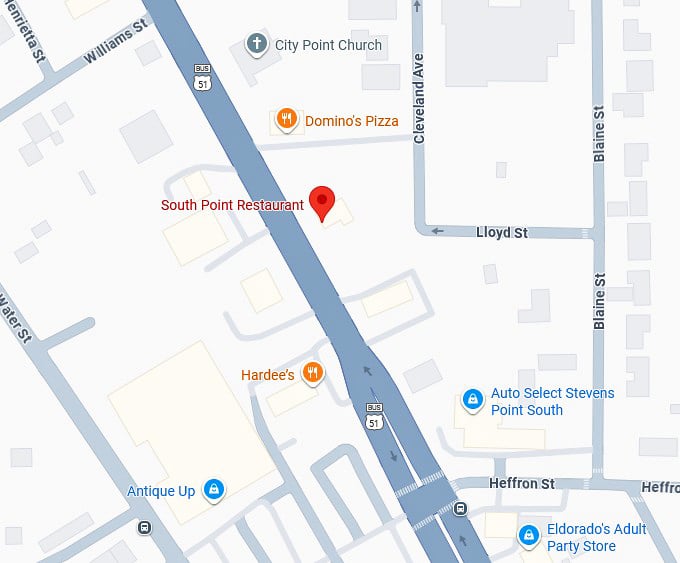 16. south point restaurant map