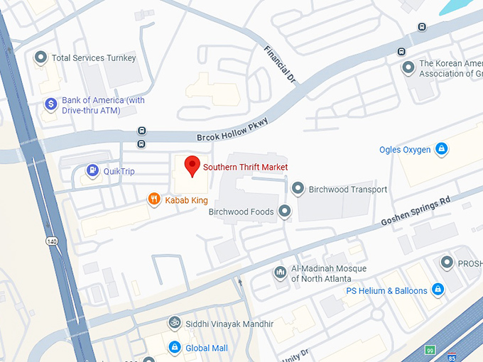 16. southern thrift market map