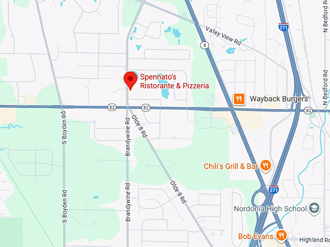 16. spennato's ristorante & pizzeria map