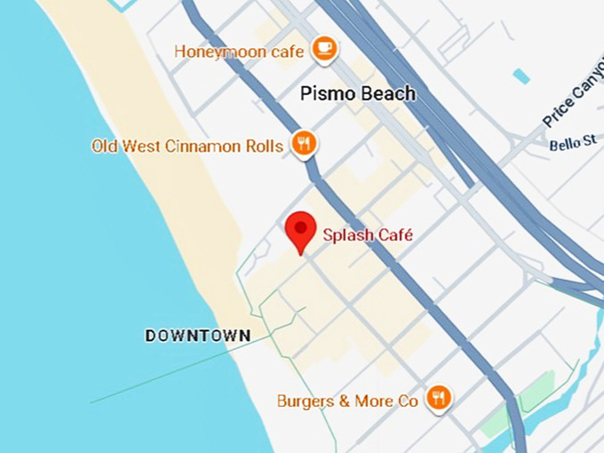 16. splash caf&eacute; map