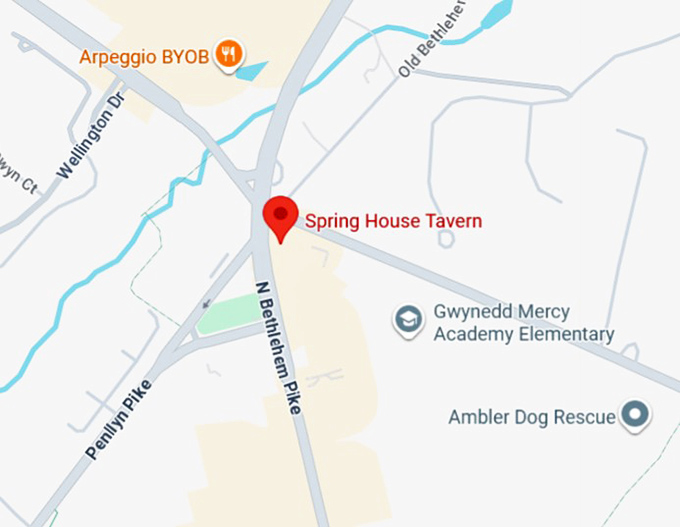 16. spring house tavern map