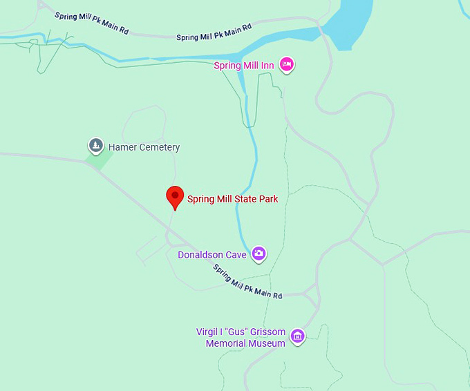 16. spring mill state park map