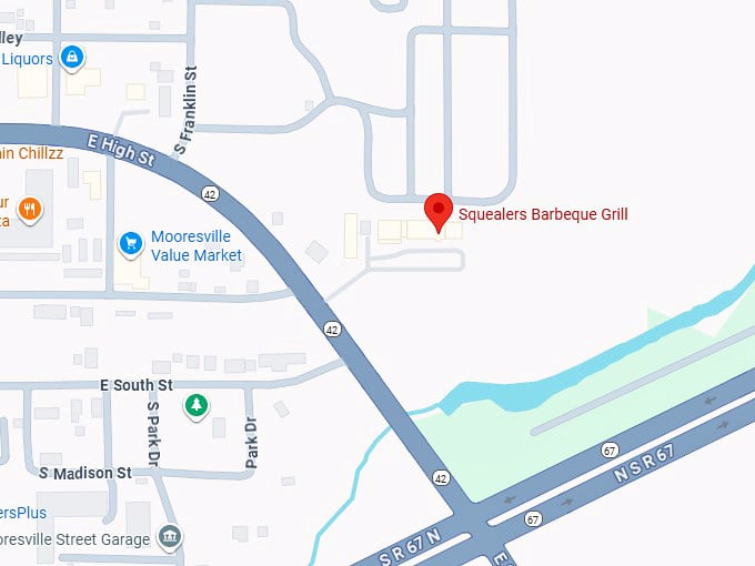 16. squealers barbeque grill map