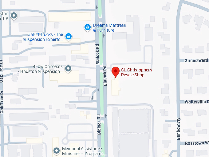 16. st. christopher&rsquo;s resale shop map