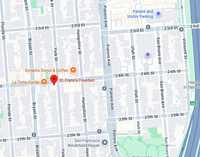 16. st. francis fountain map