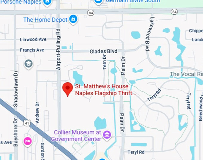 16. st. matthew's house naples flagship thrift store map