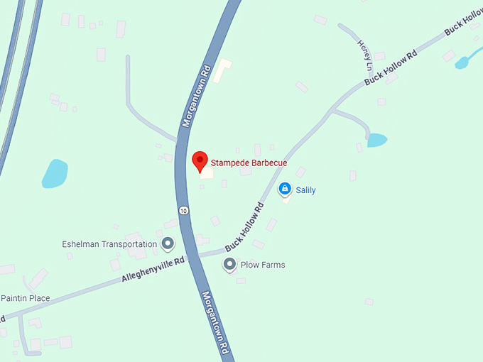 16. stampede barbecue map