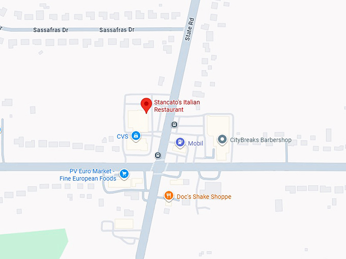 16. stancato's italian restaurant map