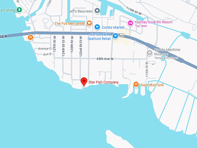 16. star fish company map