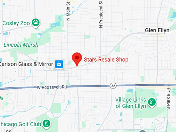 16. stars resale shop map