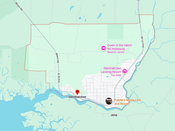 16. steinhatchee map