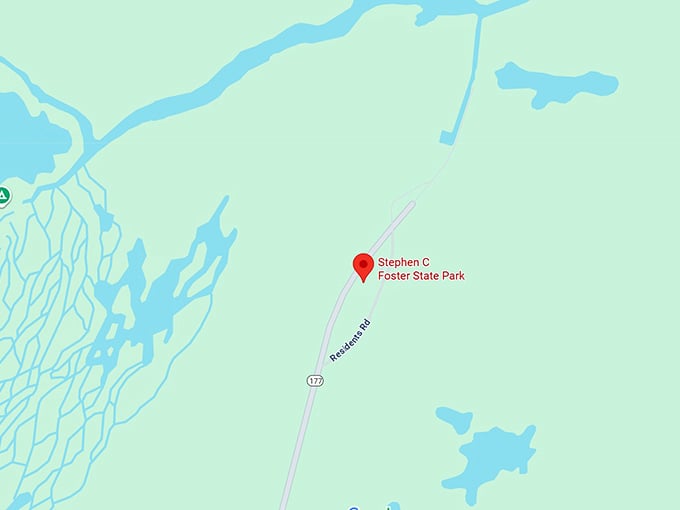 stephen c foster state park map