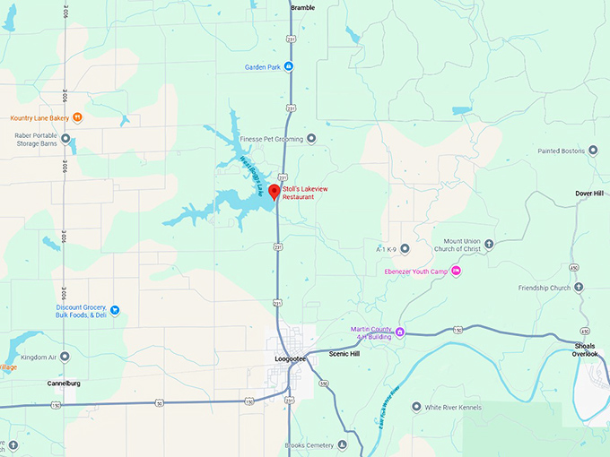 16. stoll's lakeview restaurant map