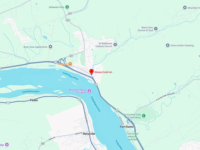 16. stoney creek inn map