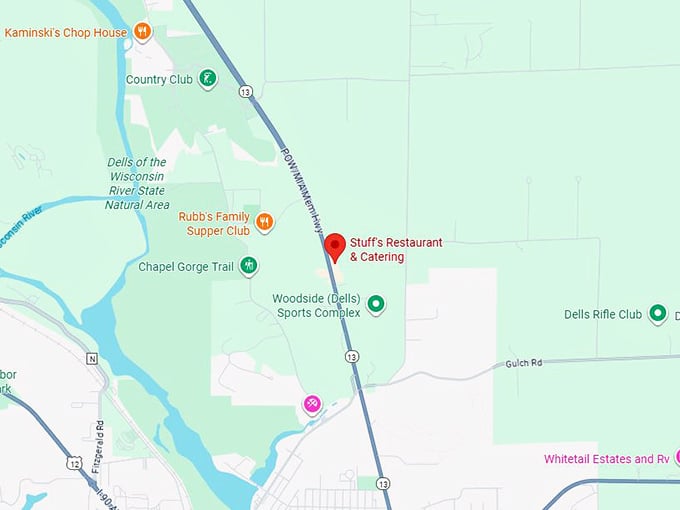 16. stuff's restaurant & catering map