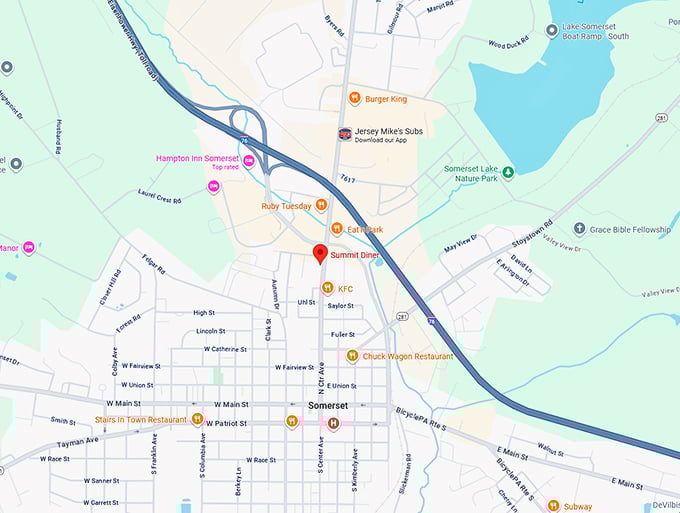 16. summit diner map