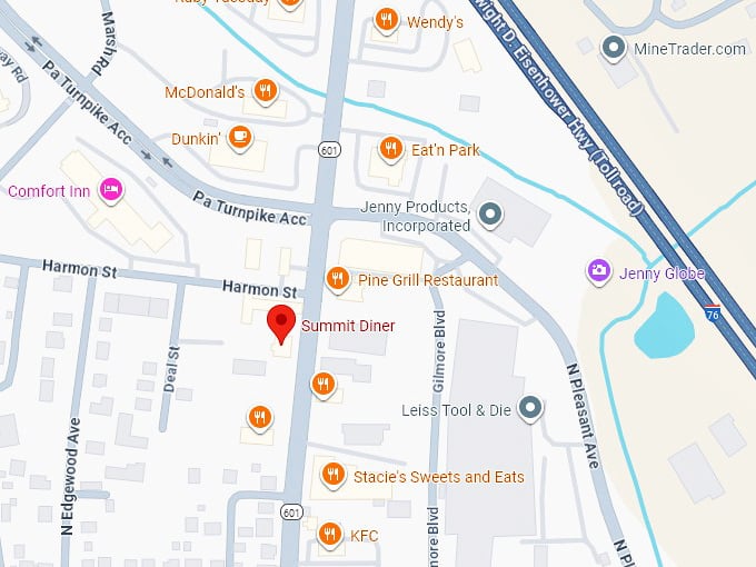 summit diner map