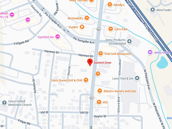 16. summit diner map