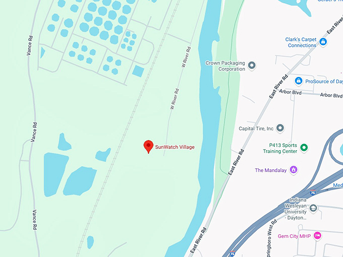 16. sunwatch indian village map