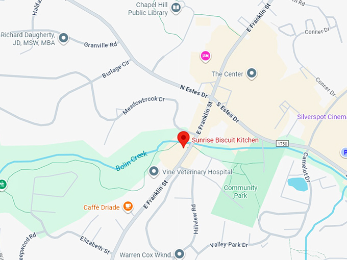 16. sunrise biscuit kitchen map