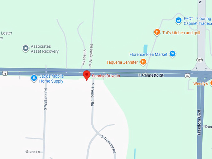 16. sunrise drive in map