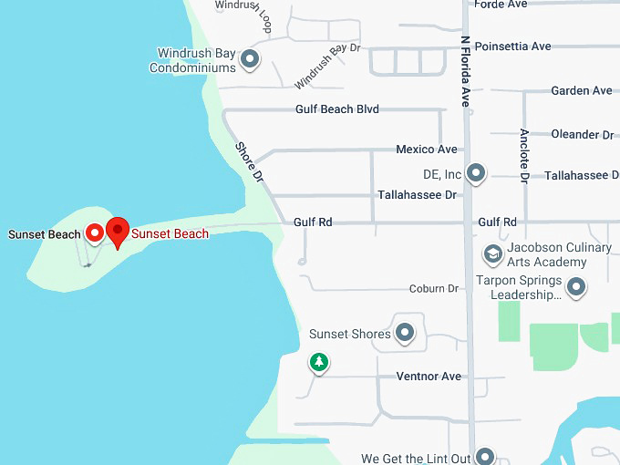 16. sunset beach park map