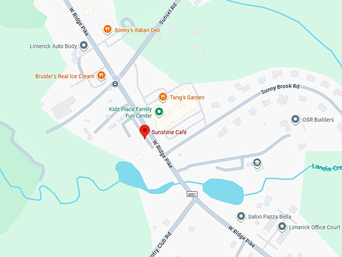 16. sunshine cafe map