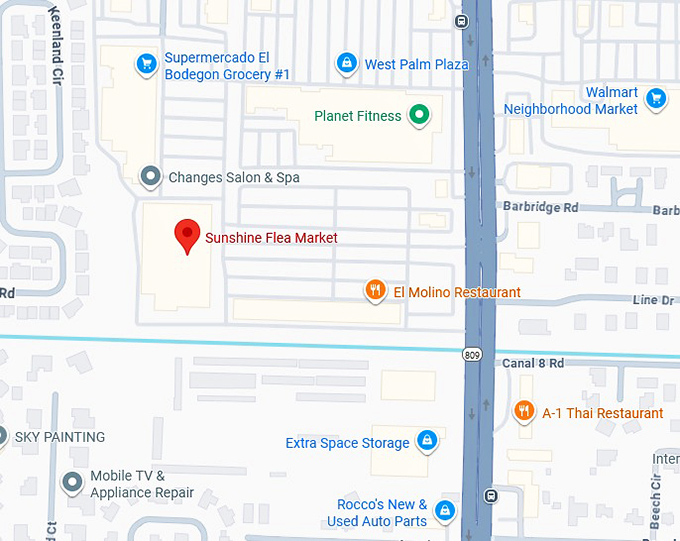 16. sunshine flea market map