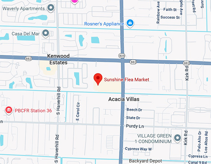 16. sunshine flea market map