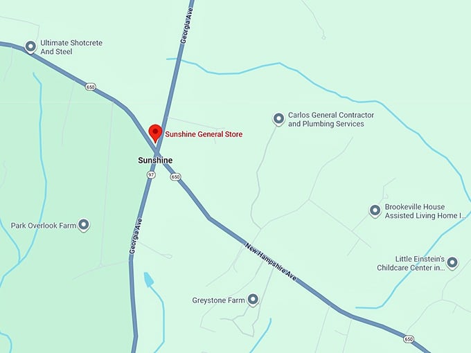 16. sunshine general store map