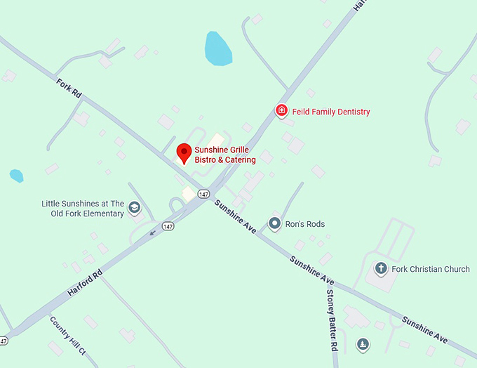 16. sunshine grille bistro & catering map