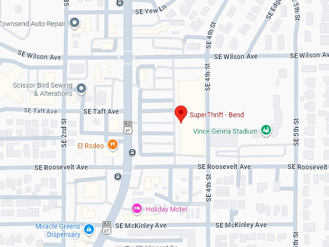 16. superthrift bend map