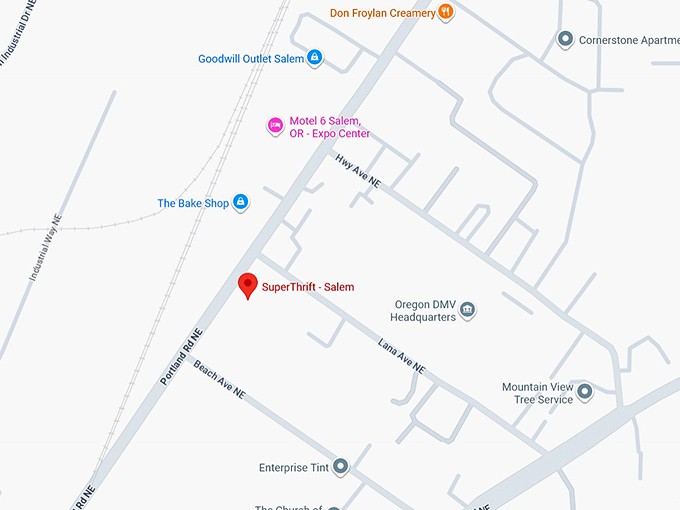 16. superthrift salem map