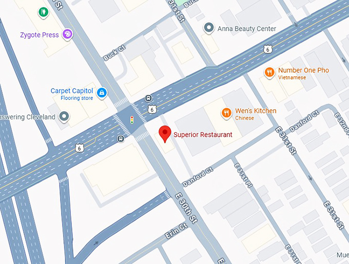 16. superior restaurant map