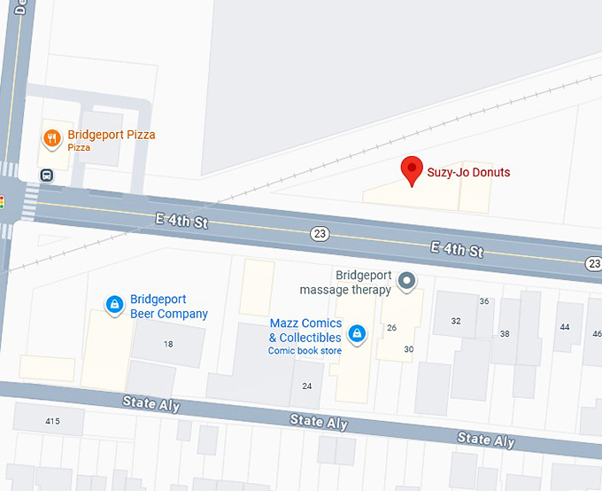 16. suzy jo donuts map