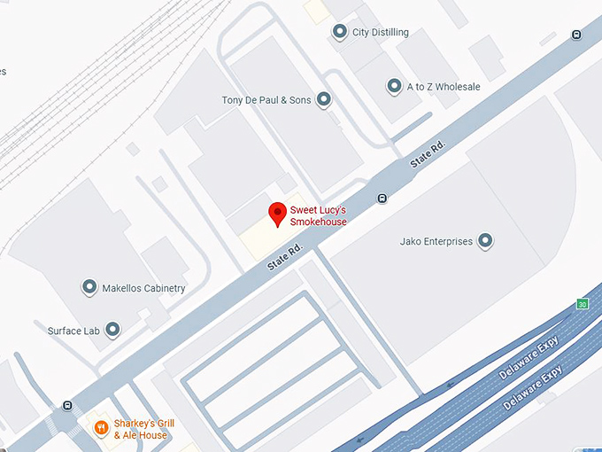 16. sweet lucy’s smokehouse map