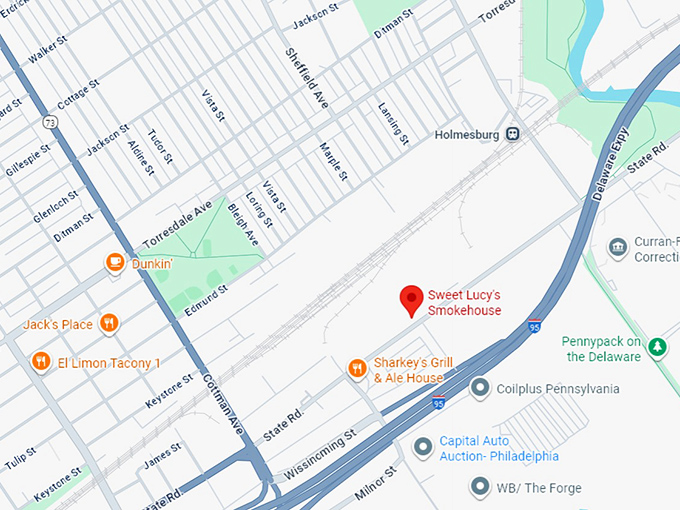 16. sweet lucy's smokehouse map