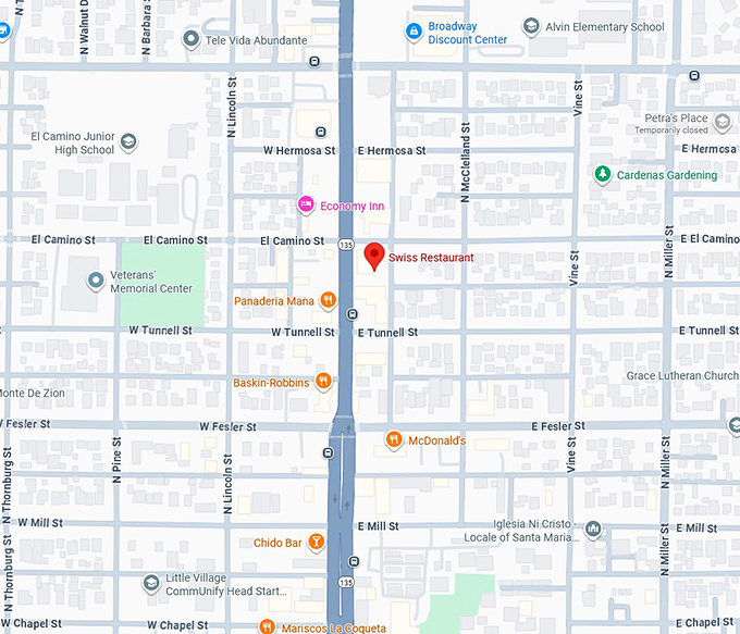 16. swiss restaurant map