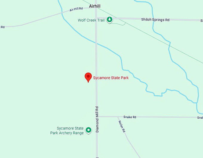 16. sycamore state park map