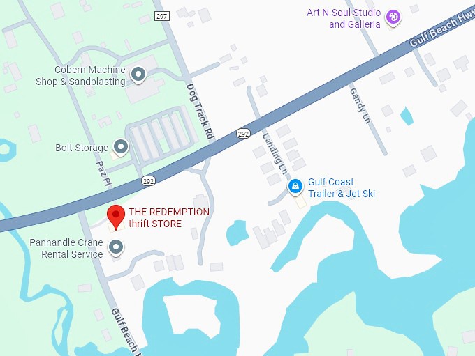 16. the redemption thrift store map