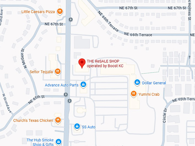 16. the resale shop operated by boost kc map