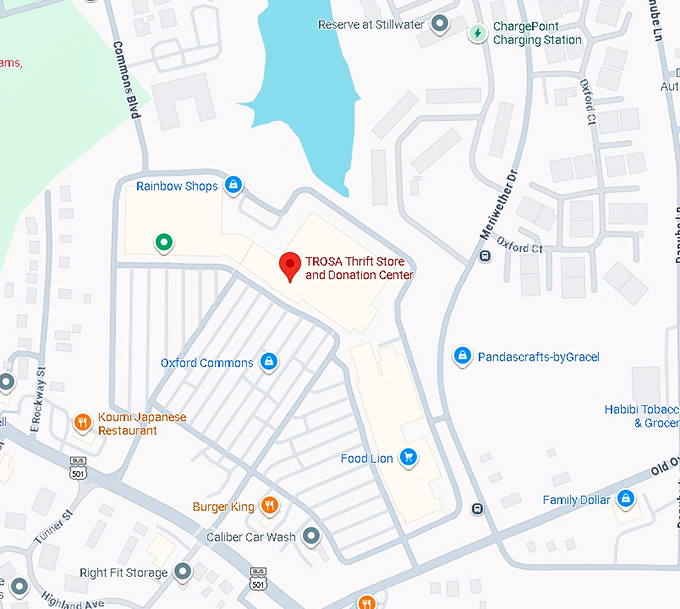 16. trosa thrift store and donation center map